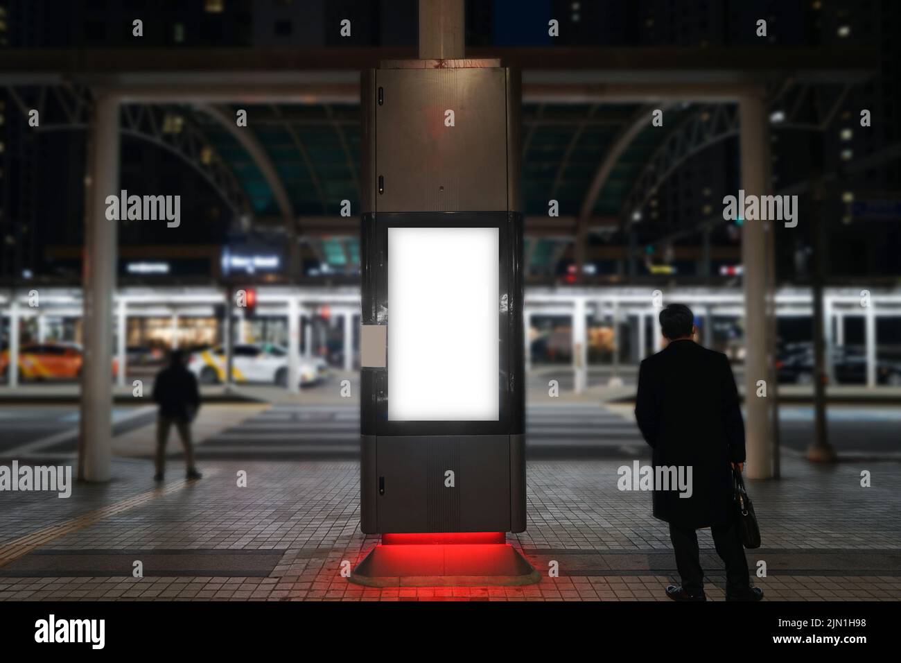 Subway Scenery and Advertising Mockup Stock Photo - Alamy