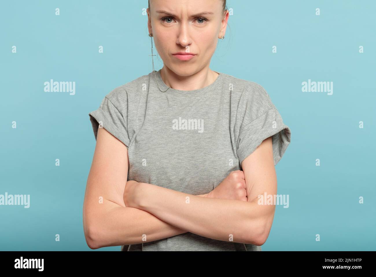 Arms crossed angry hi-res stock photography and images - Alamy