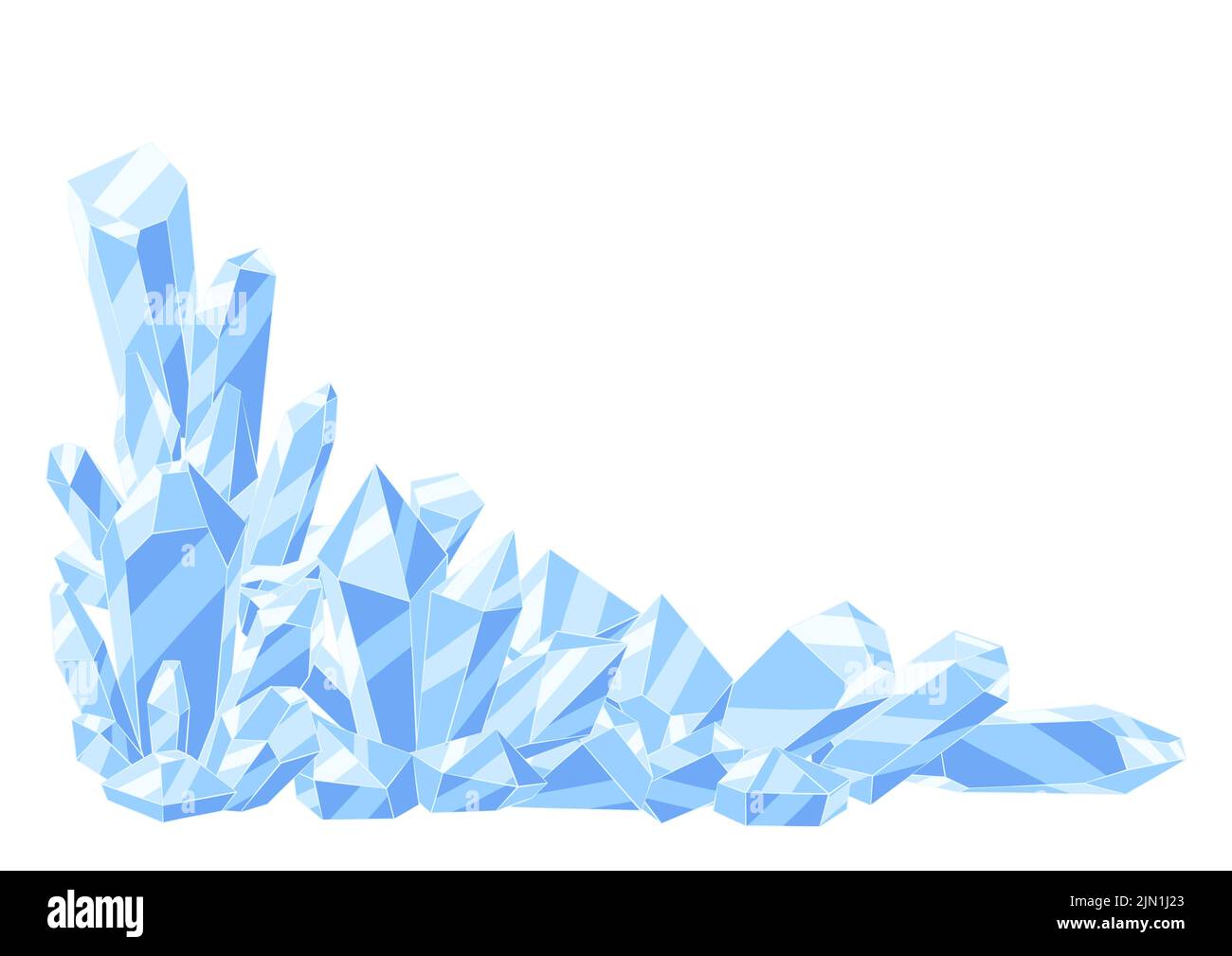 Crystalline minerals Stock Vector Images - Alamy