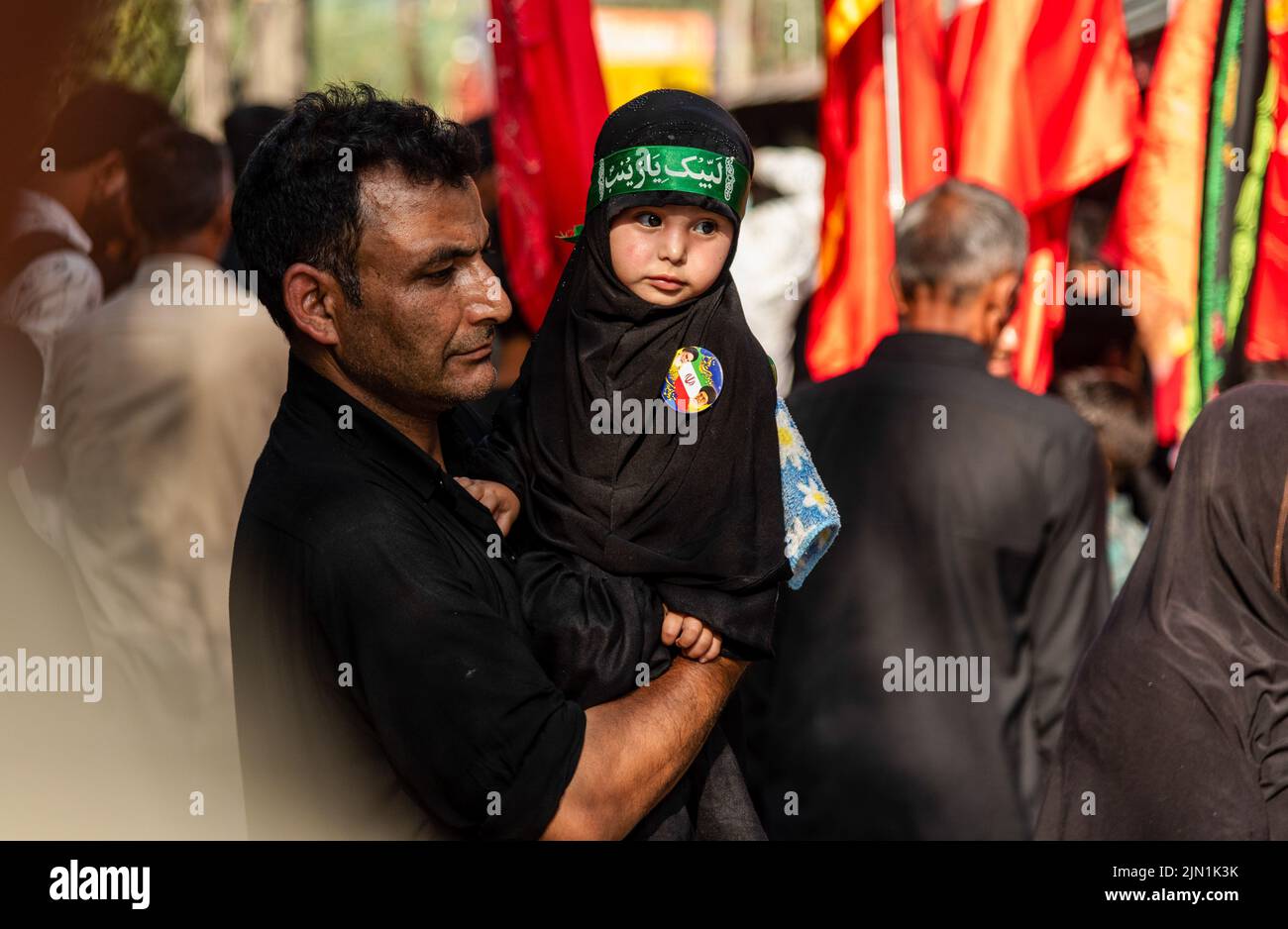 Srinagar, India. 08th Aug, 2022. Shia Muslims participate in an Ashura ...