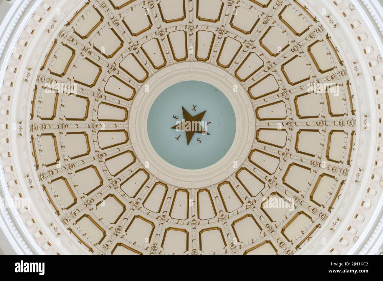 Austin, Texas - May 23, 2022: Inside the rotunda of the Texas State ...