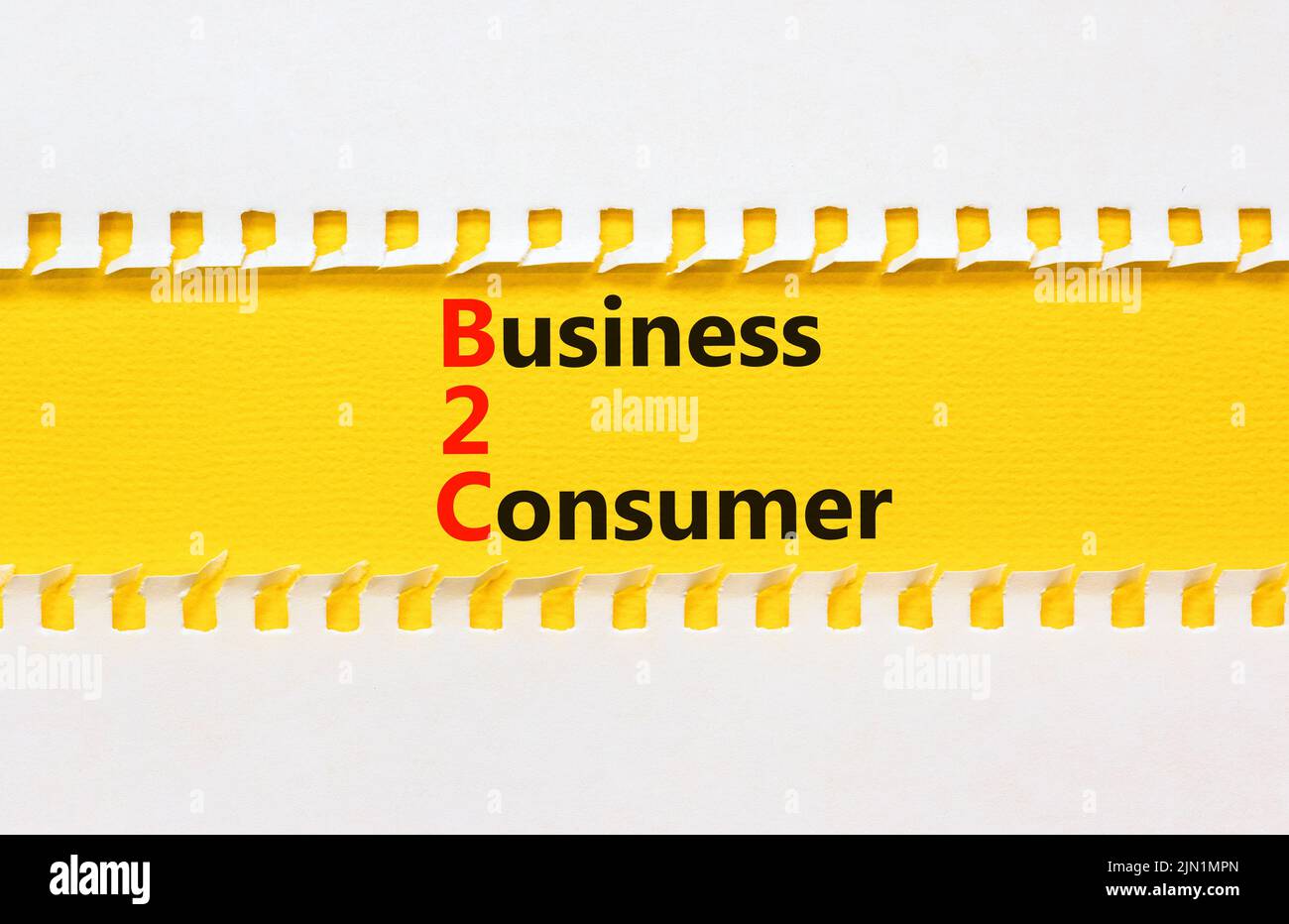 B2C business to consumer symbol. Concept words B2C business to consumer ...