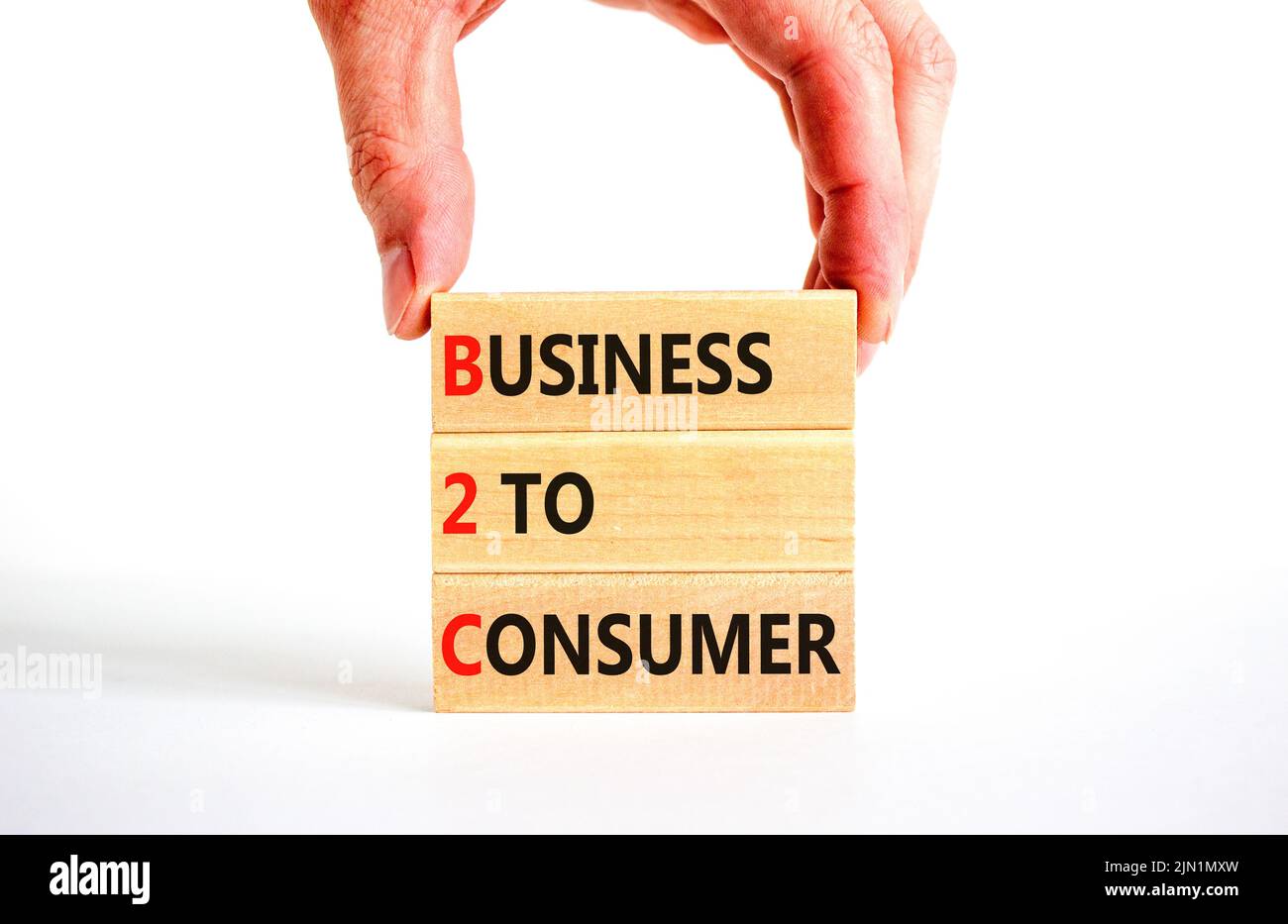 B2C business to consumer symbol. Concept words B2C business to consumer ...