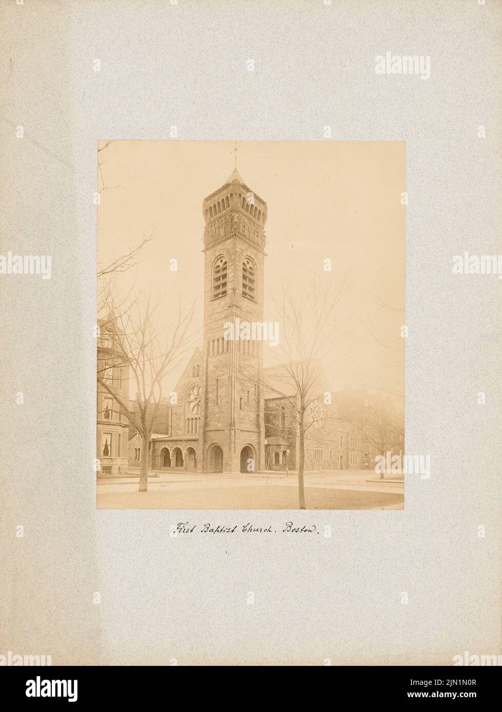 Richardson Henry Hobson (1838-1886), First Baptist Church, Boston (1875 ...