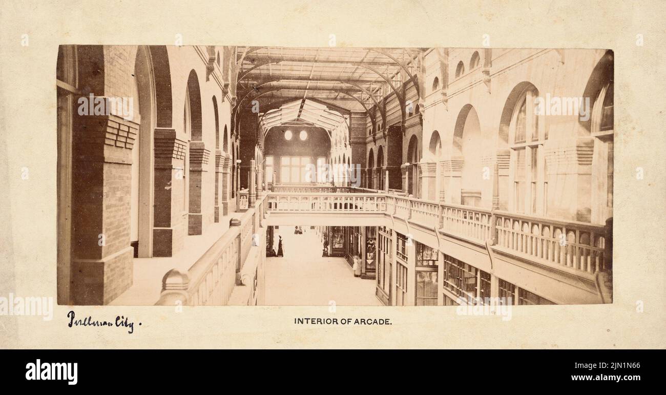 Withers Frederick C. (1828-1901), Arcade Building, Chicago-Pullman City ...