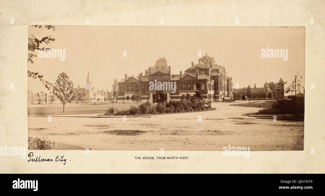 Withers Frederick C. (1828-1901), Arcade Building, Chicago-Pullman City ...