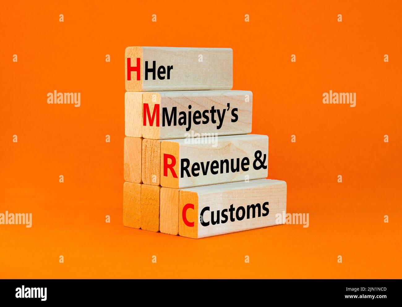 HMRC her majestys revenue and customs symbol. Concept words HMRC her ...