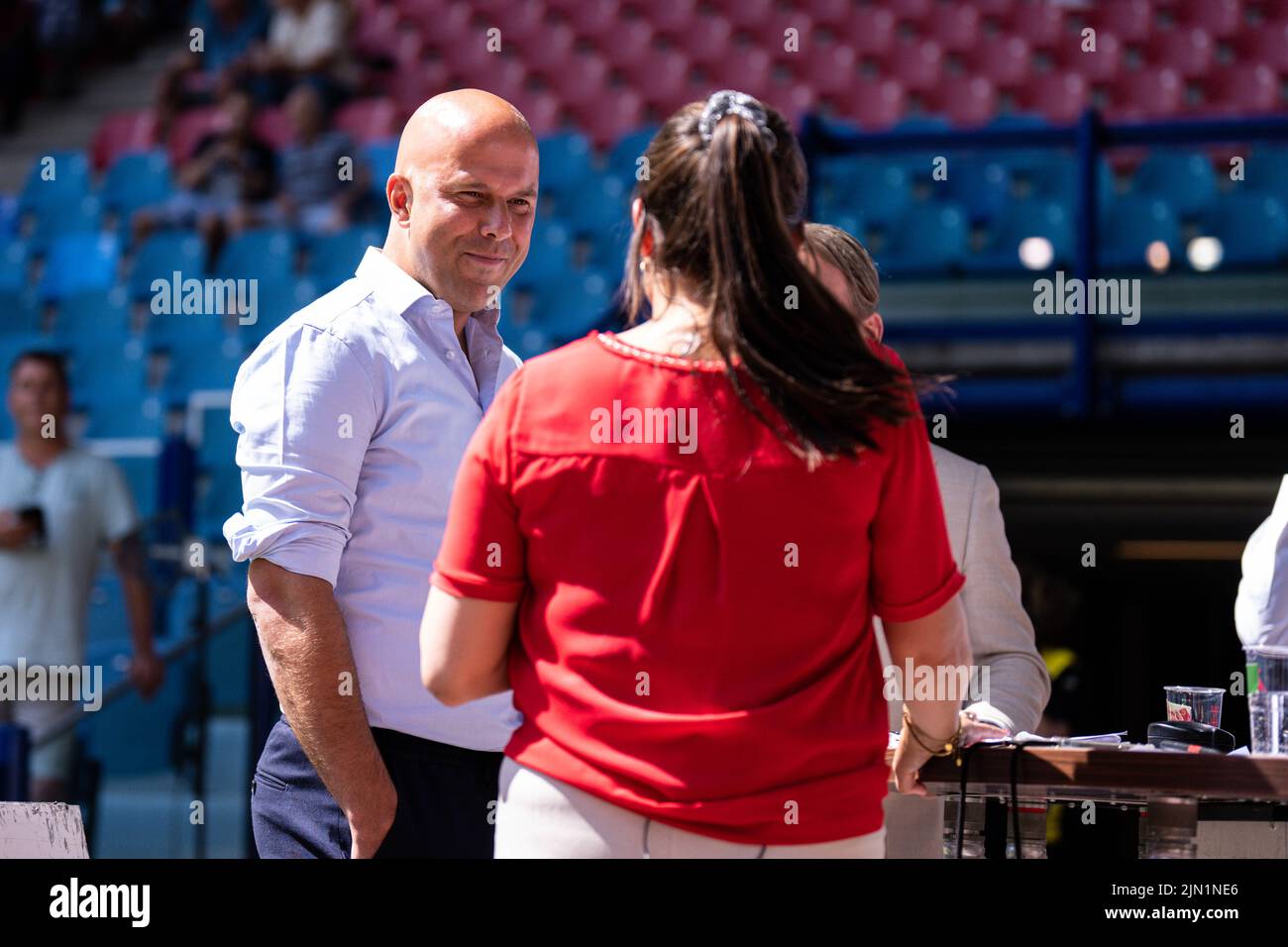 Arnhem - Feyenoord coach Arne Slot during the match between Vitesse v ...
