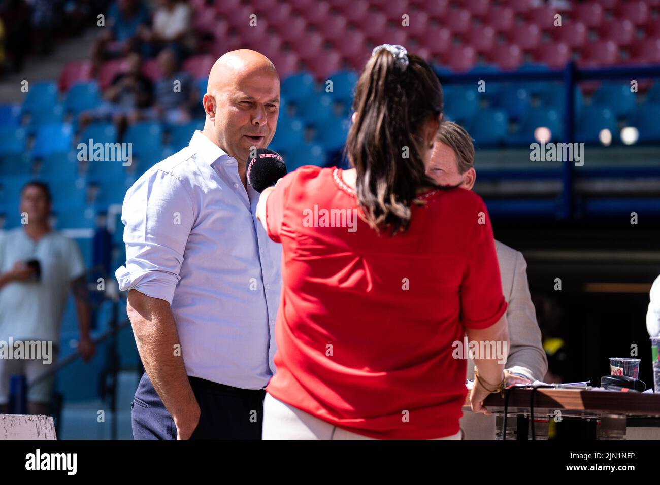 Arnhem - Feyenoord coach Arne Slot during the match between Vitesse v ...