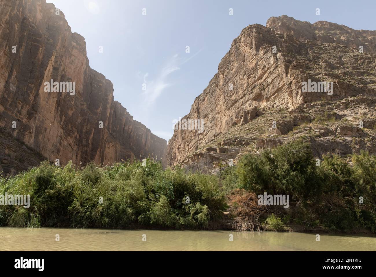 Above view of Rio Grande in Big Bend National Park Stock Photo - Alamy