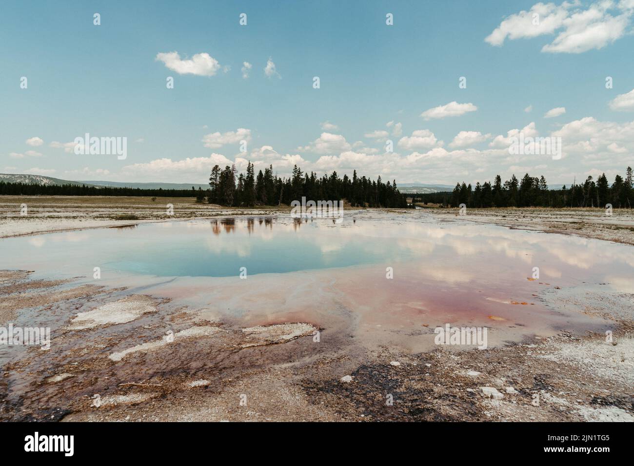 Yellowstone mud feature hi-res stock photography and images - Alamy