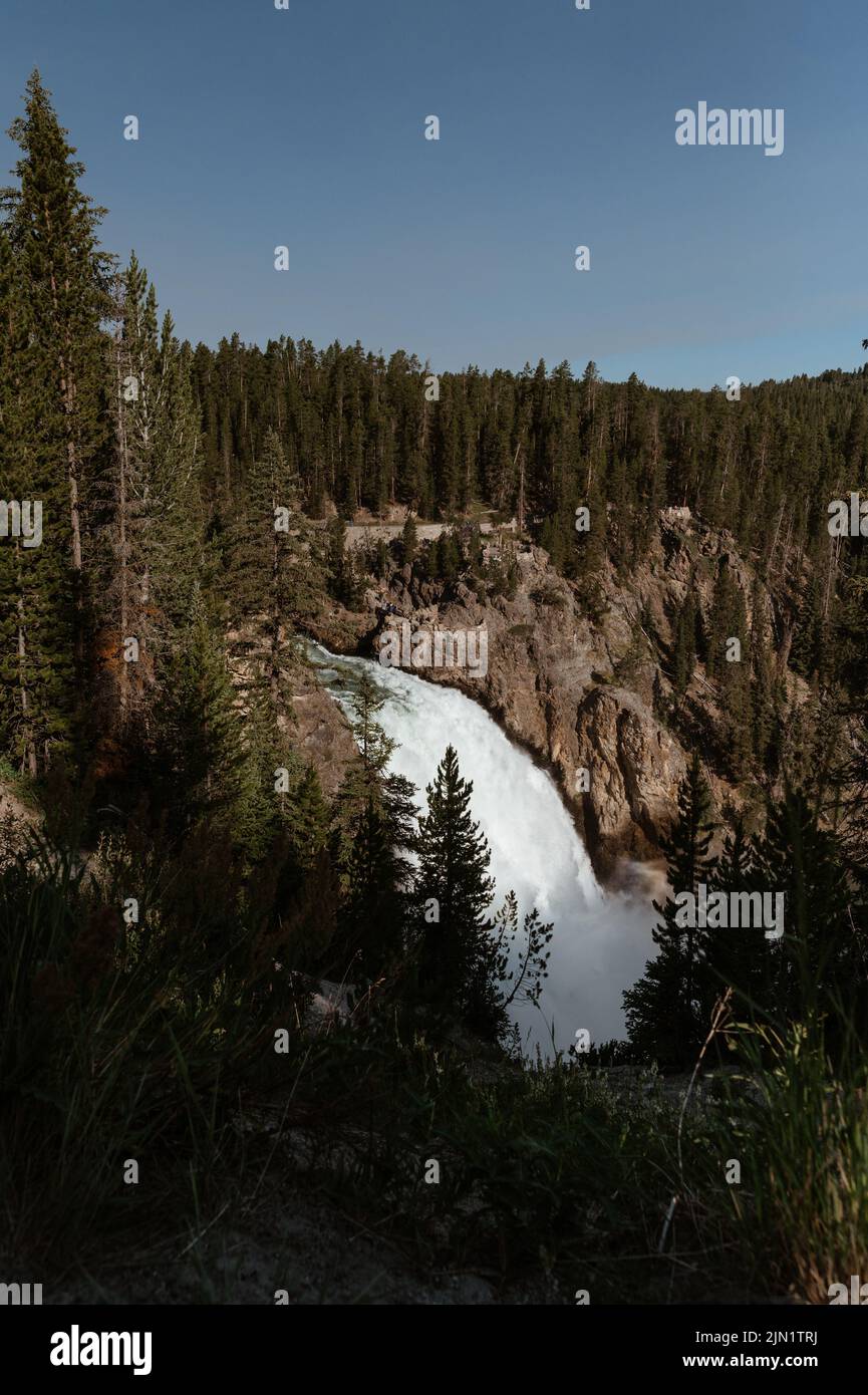 Upper falls of yellowstone hi-res stock photography and images - Alamy