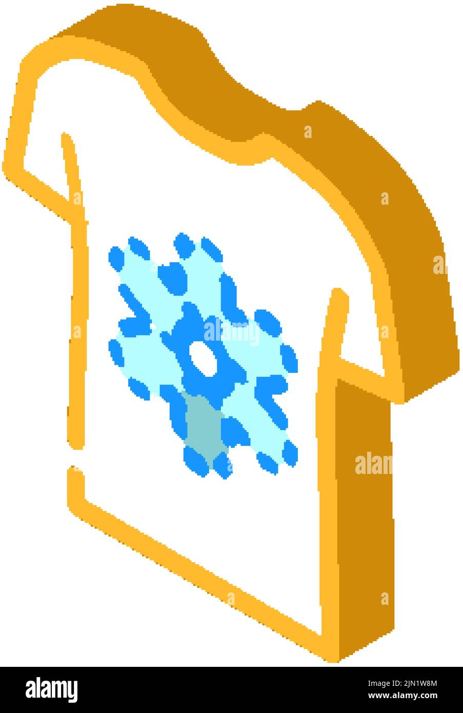 Embroidery Sewing Isometric Icon Vector Illustration Stock Vector Image