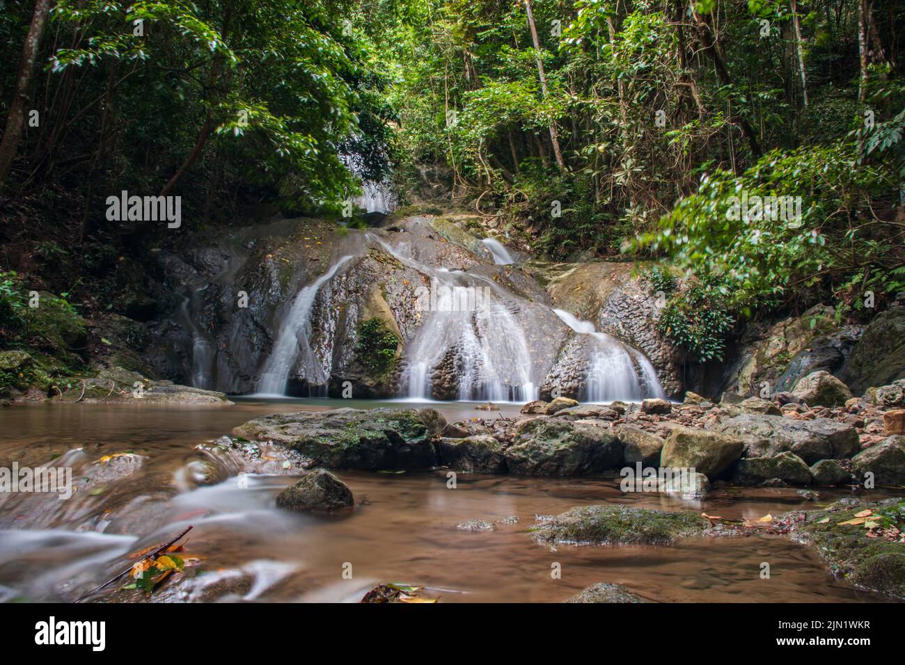 Kuta Malacca Waterfall, Aceh, Indonesia Stock Photo - Alamy