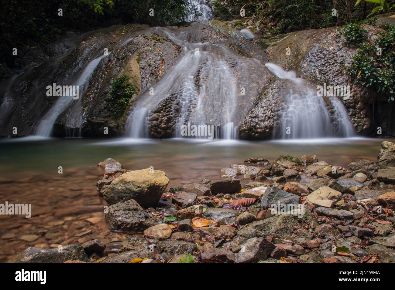 Kuta Malacca Waterfall, Aceh, Indonesia Stock Photo - Alamy