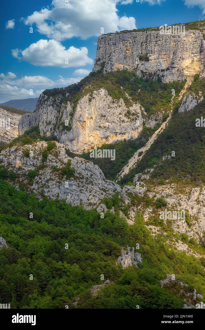 The Verdon Gorge (French: Gorges du Verdon) is a river canyon located ...