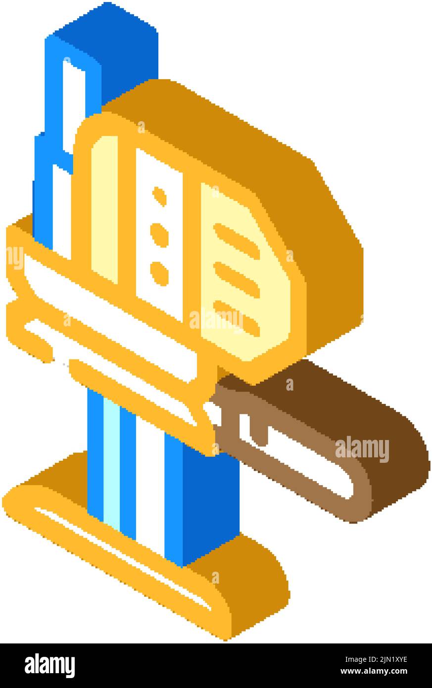 saber knife sewing isometric icon vector illustration Stock Vector ...