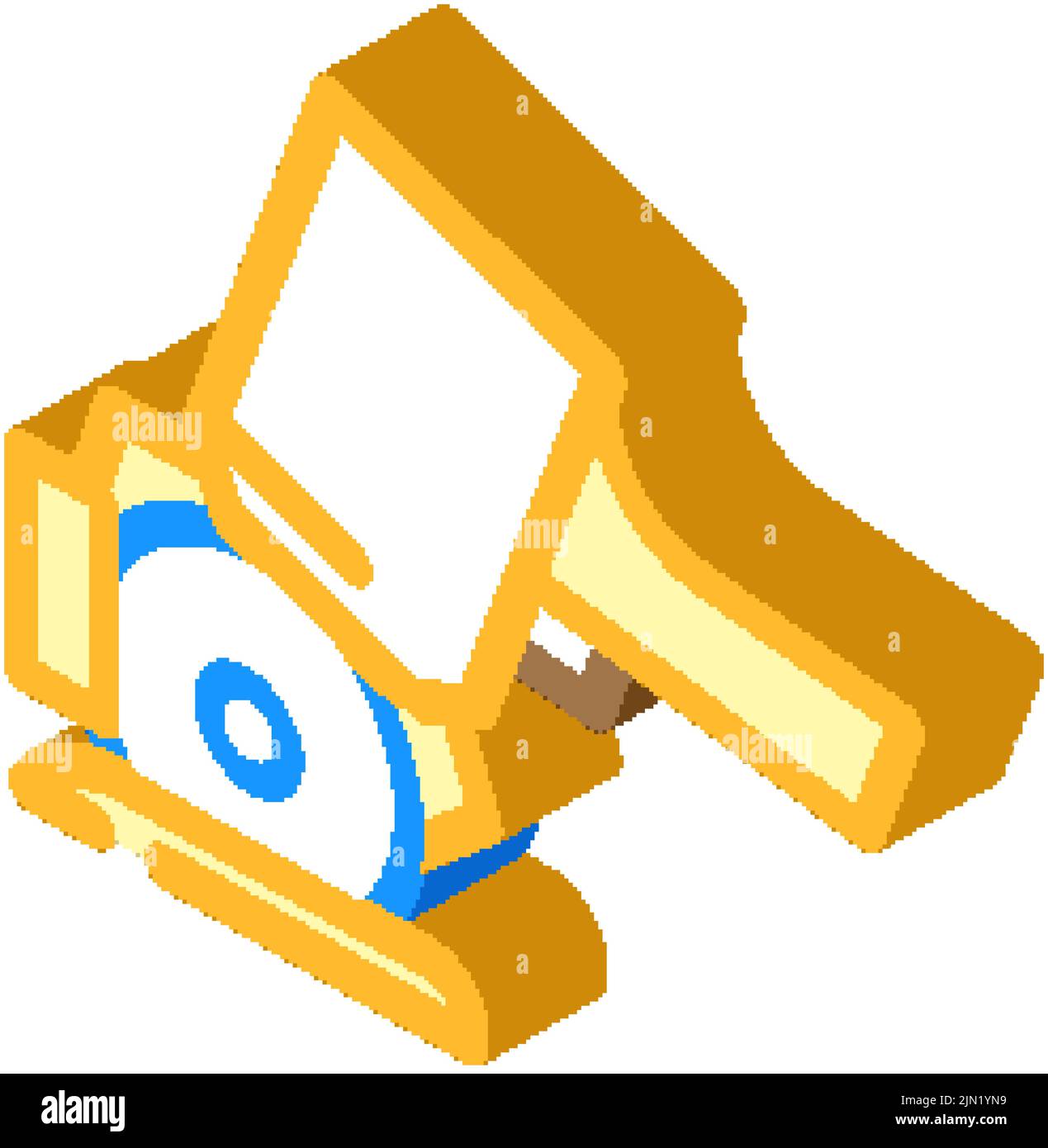 disc knife isometric icon vector illustration Stock Vector Image & Art ...