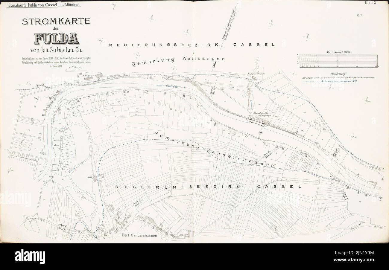 Fulda map hi-res stock photography and images - Alamy