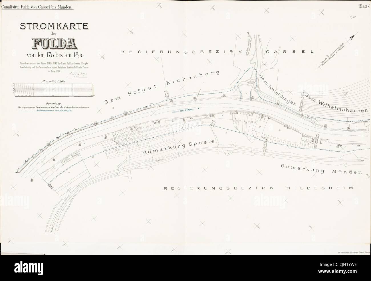 Fulda map hi-res stock photography and images - Alamy