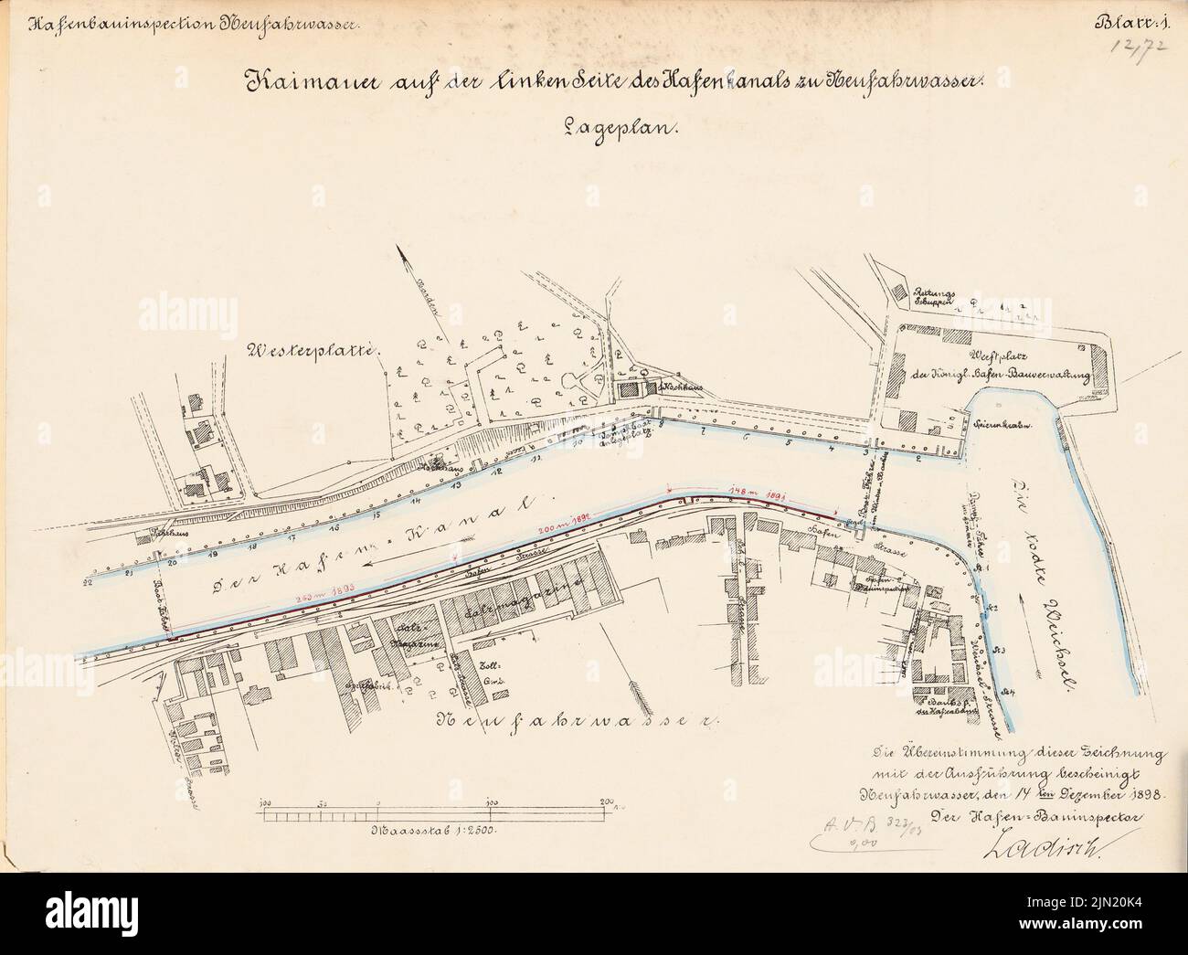 Danzig port plan hi-res stock photography and images - Alamy