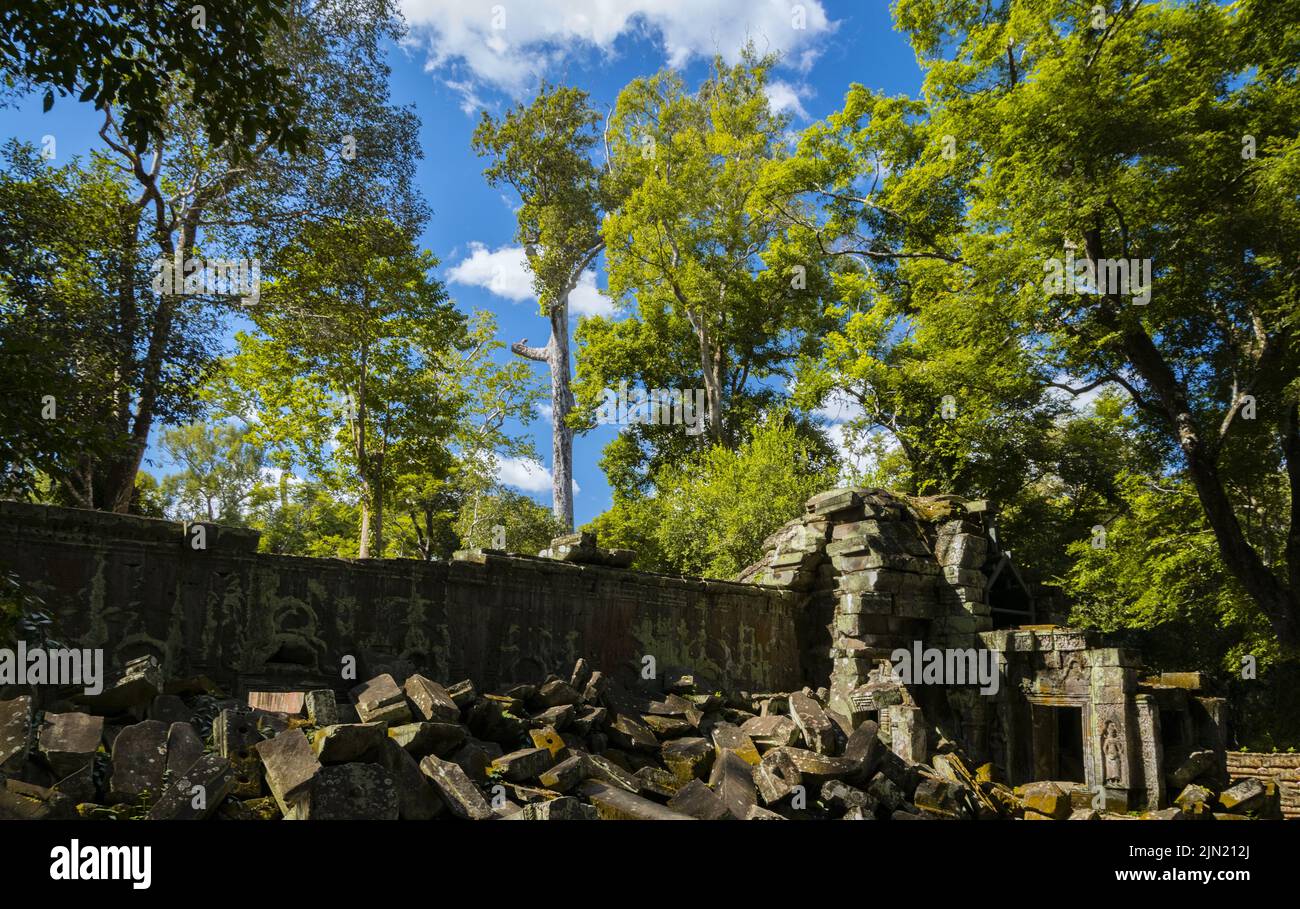 Ruined temple in Angkor, Cambodia Stock Photo - Alamy