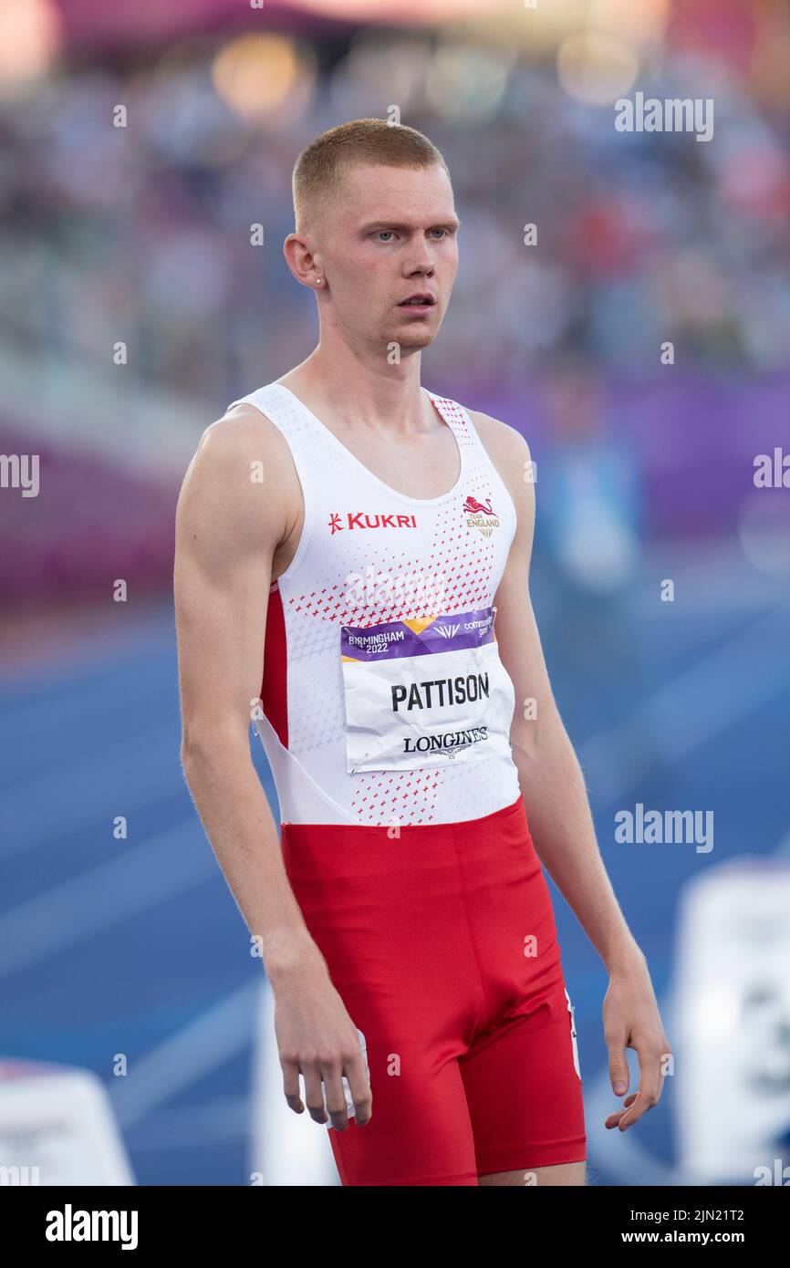 Ben Pattison of England competing in the men’s 800m final at the ...