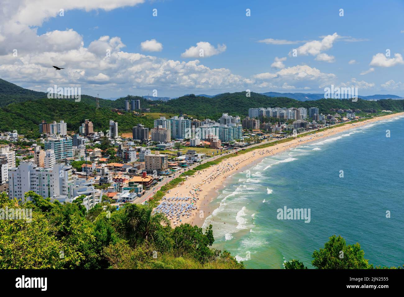 Balneario Camboriu in Brazil and sandy beach with ocean Stock Photo - Alamy