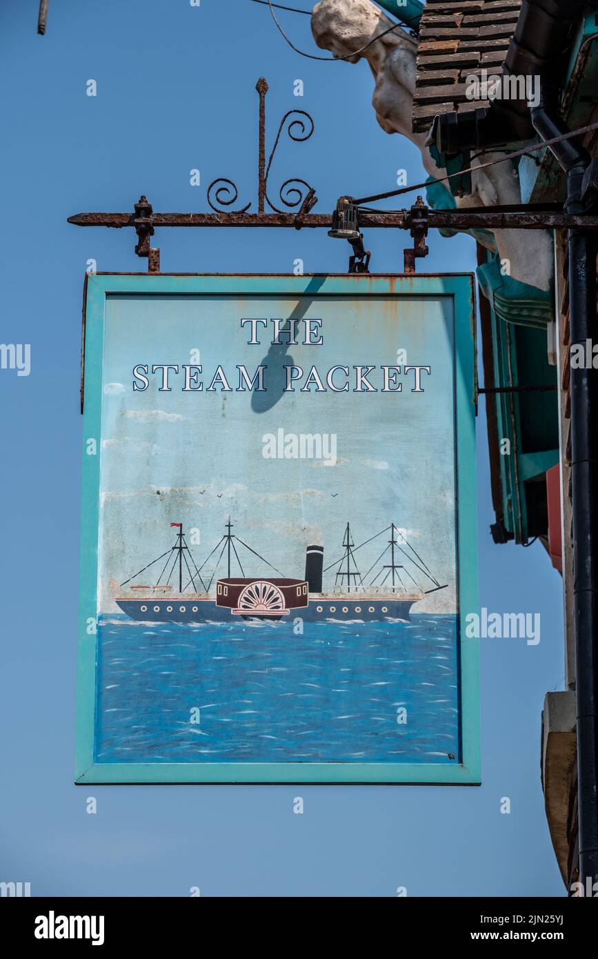 Littlehampton, July 21st 2022: The Steam Packet pub Stock Photo - Alamy