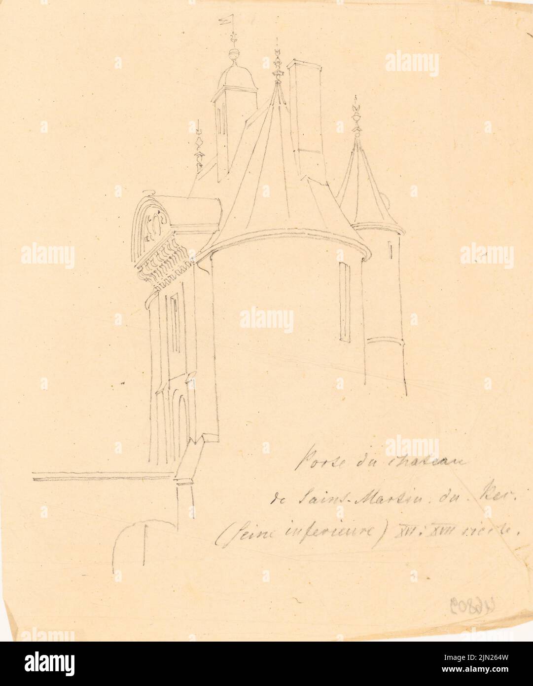 Persius Reinhold (1835-1912), Chateau de Saint-Martin du Re Rei, his ...