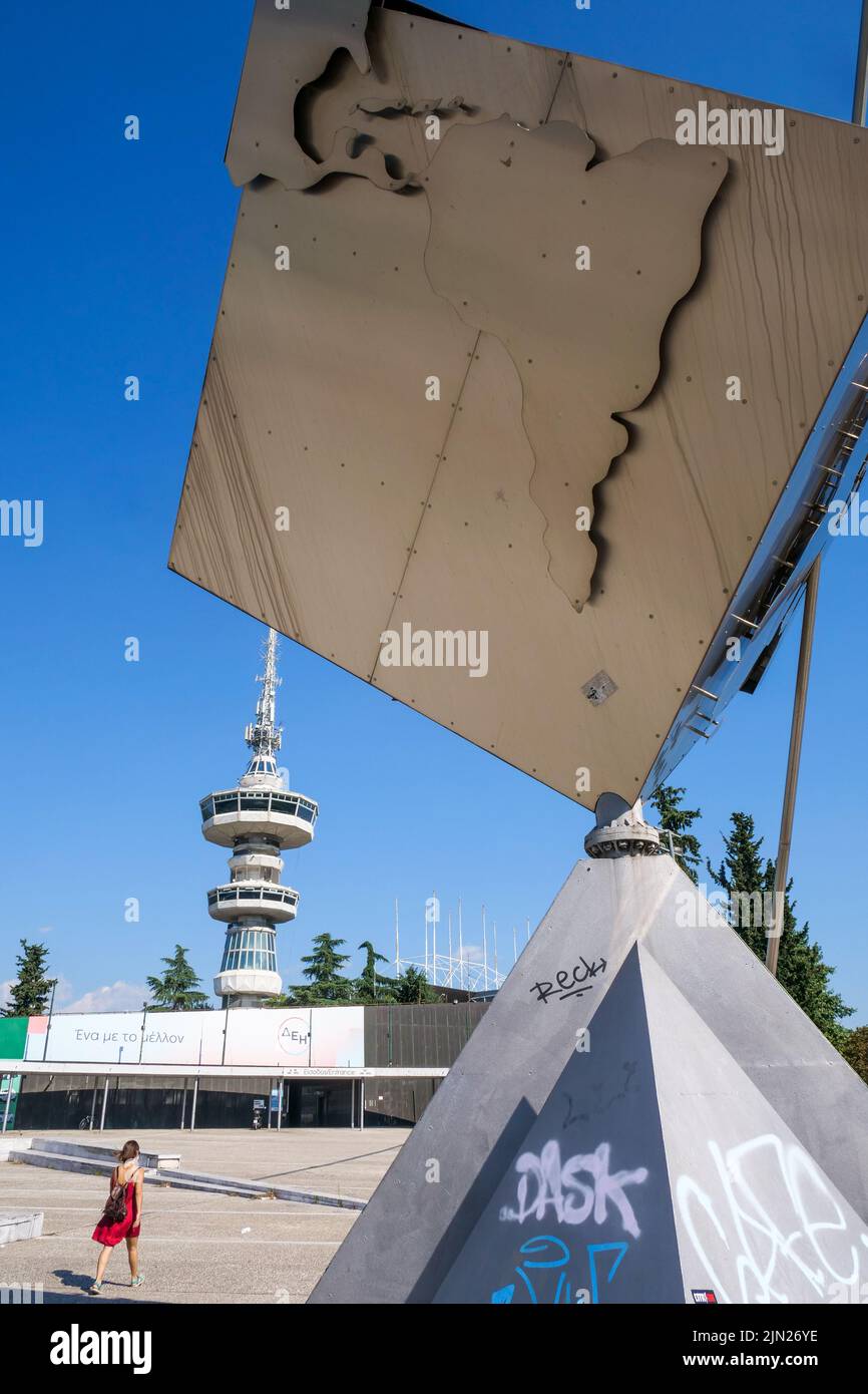 OTE Tower, Πύργος ΟΤΕ, Thessaloniki, Macedonia, North-Eastern Greece ...