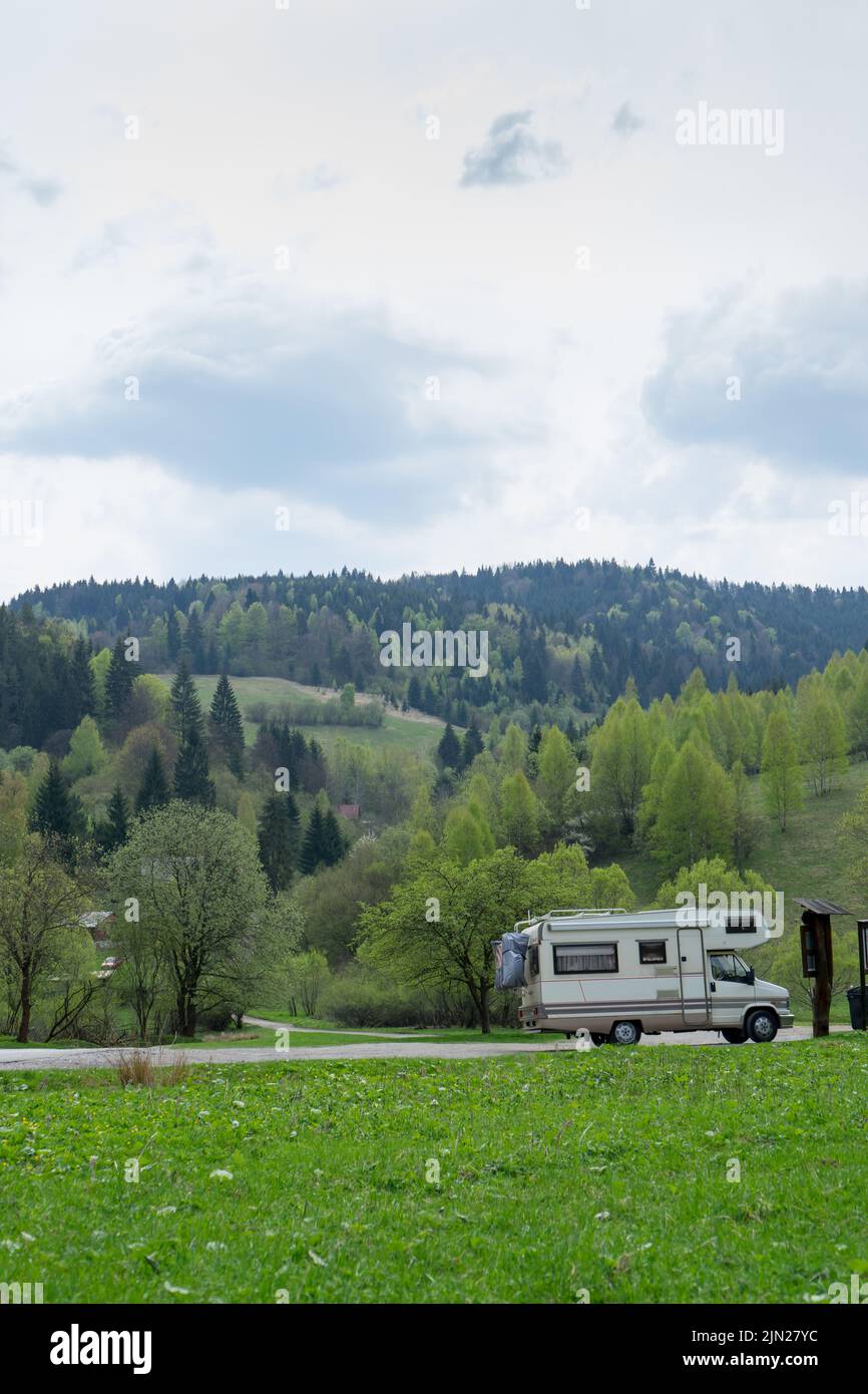 Motorhome background hi-res stock photography and images - Alamy