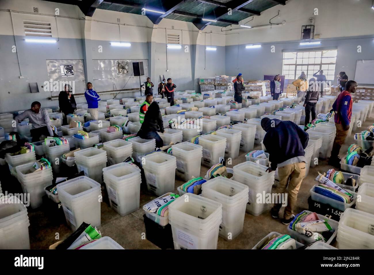 Iebc officials hi-res stock photography and images - Alamy