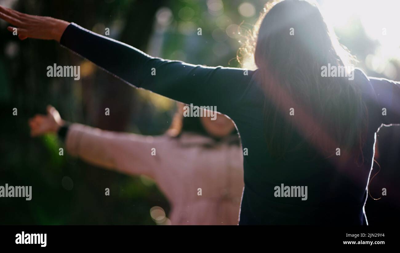 Two best friends reunion. Female friendship hug and embrace. Friends ...