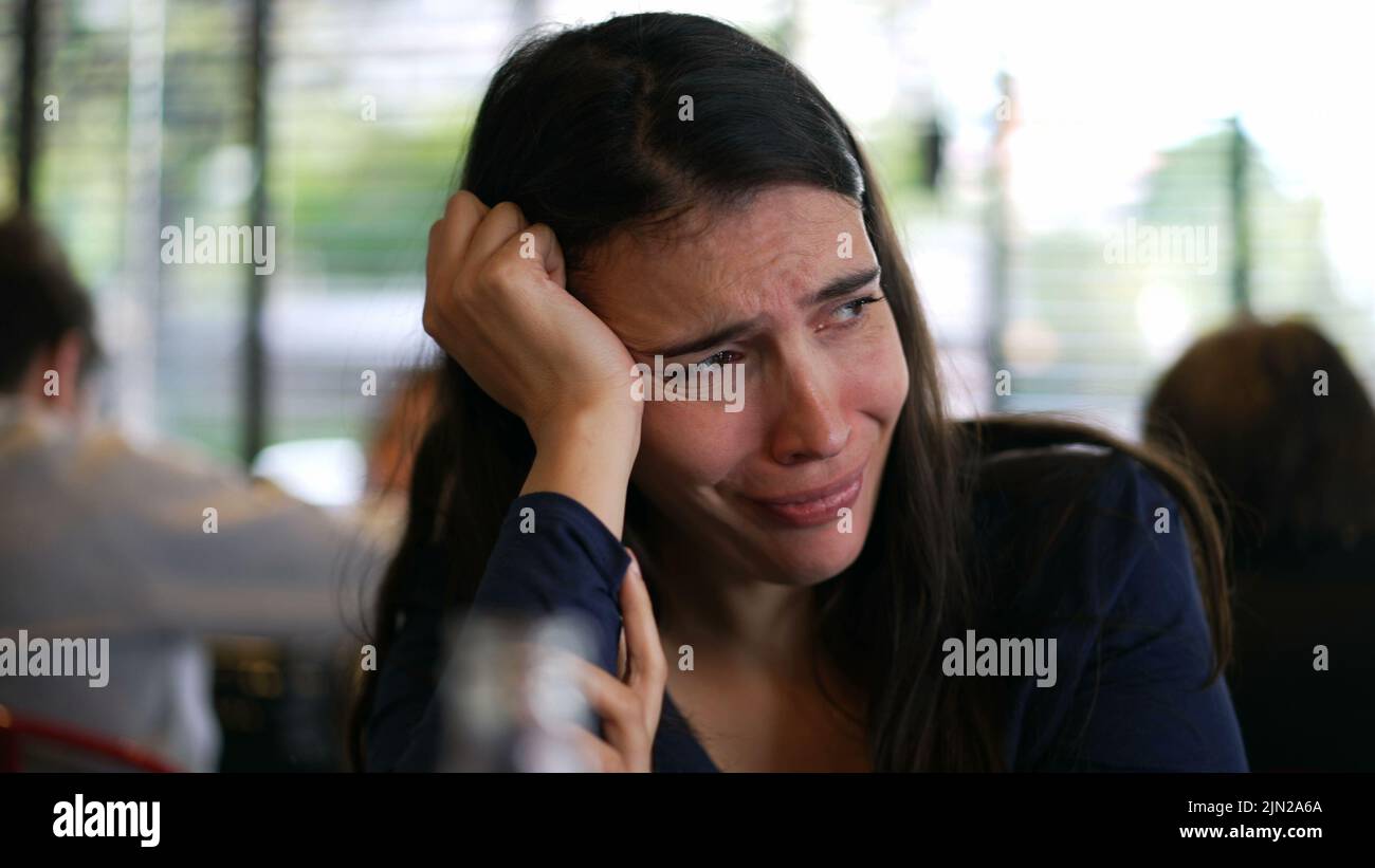 Woman sigh of relief hi-res stock photography and images - Alamy