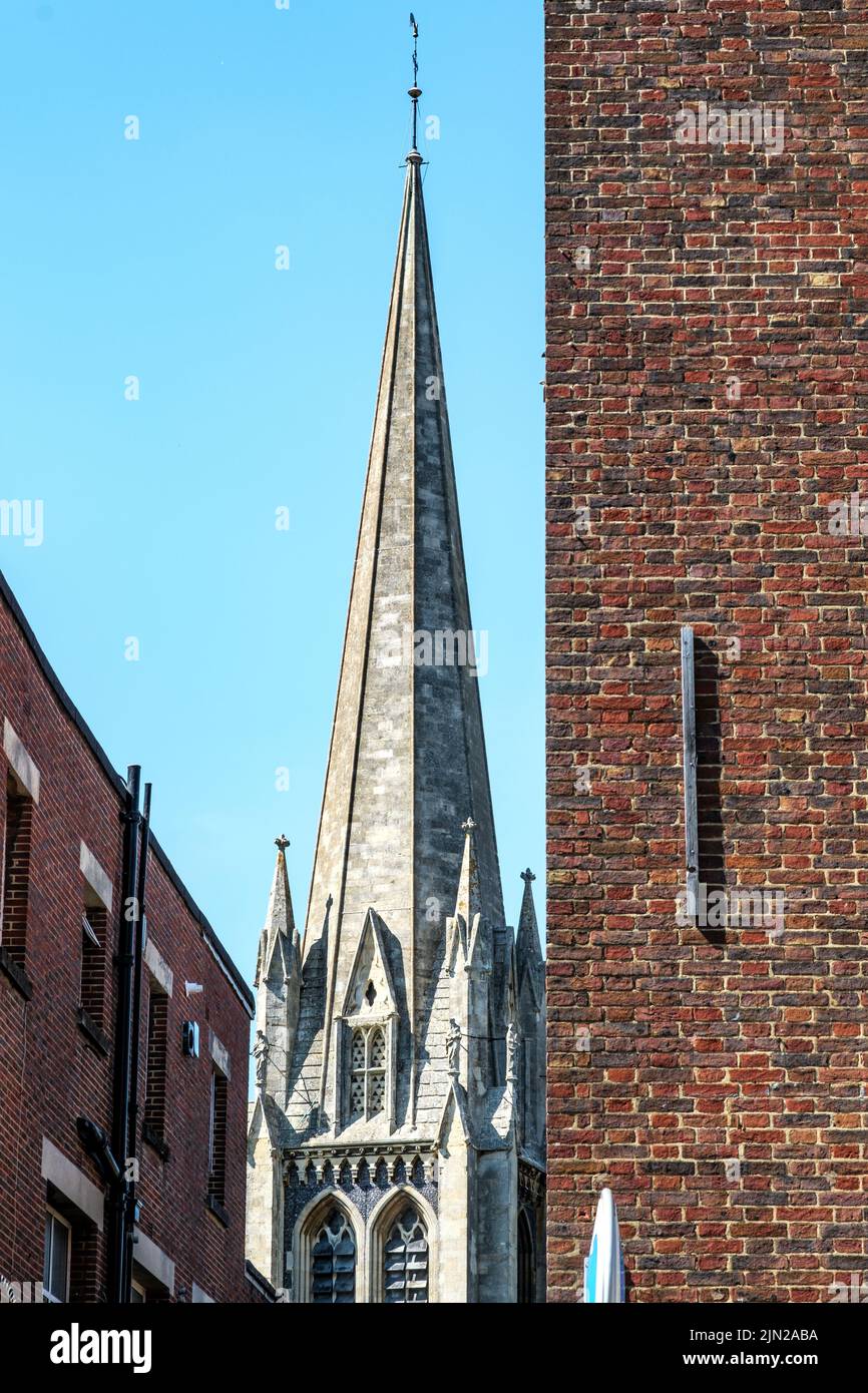 Curch spire london hi-res stock photography and images - Alamy