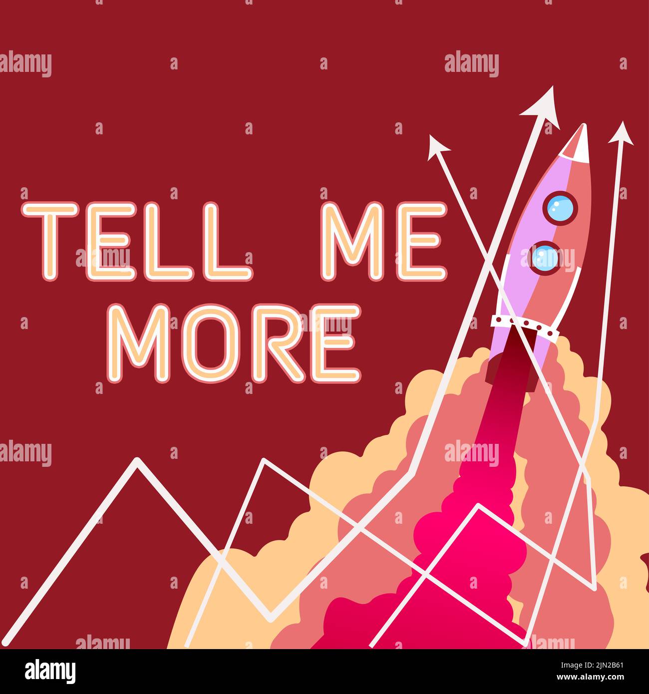 Writing displaying text Tell Me More. Business showcase A call to start ...
