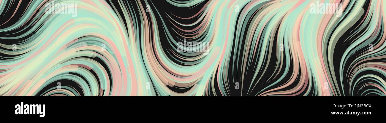 Abstract Perlinnoise Geometrical generative computational art illustration Stock Vector Image ...