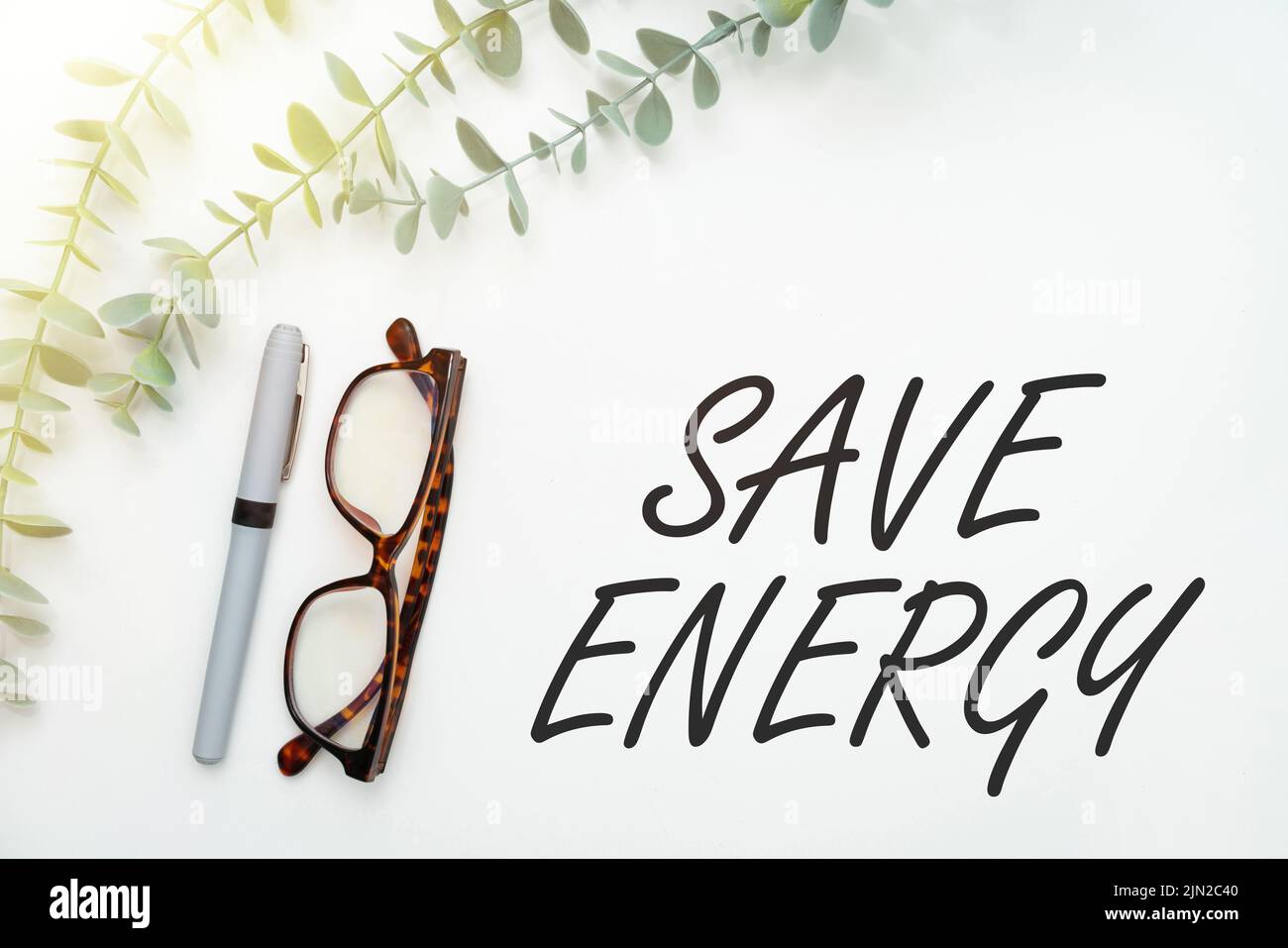 Text sign showing Save Energy. Business overview decreasing the amount ...