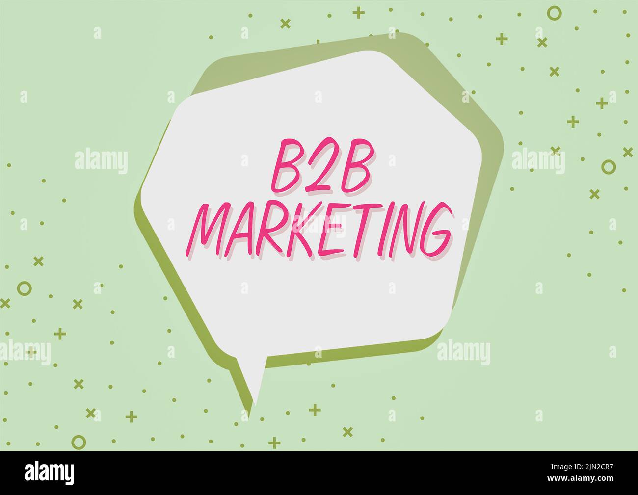 Writing displaying text B2B Marketing. Internet Concept Partnership ...