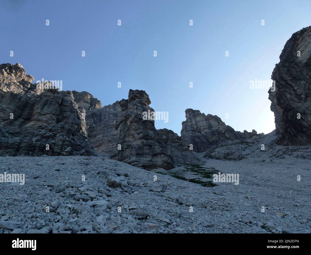 Stubai high-altitude hiking trail, lap 2 in Tyrol, Austria Stock Photo ...