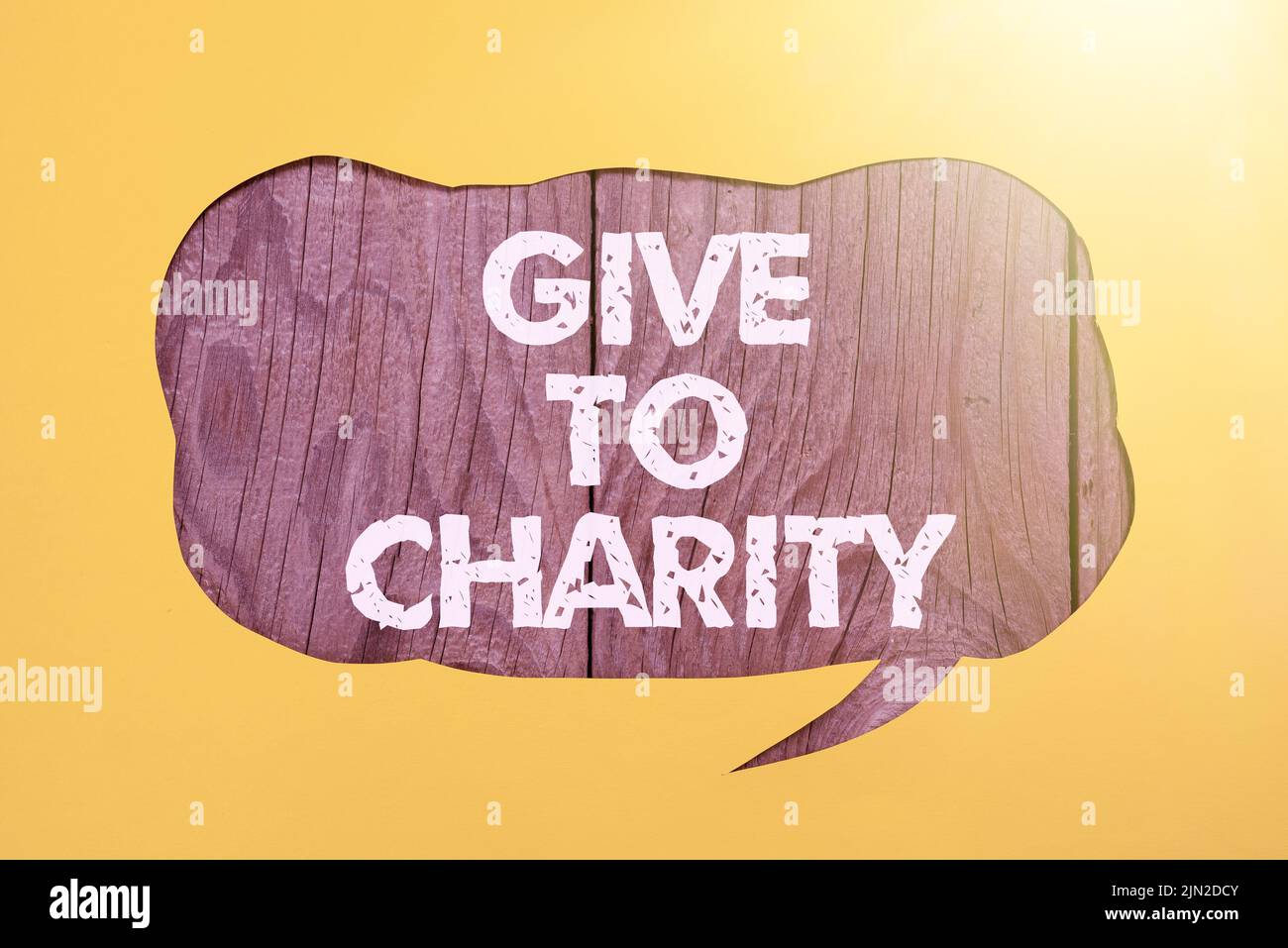 Text caption presenting Give To Charity. Internet Concept Donate giving ...