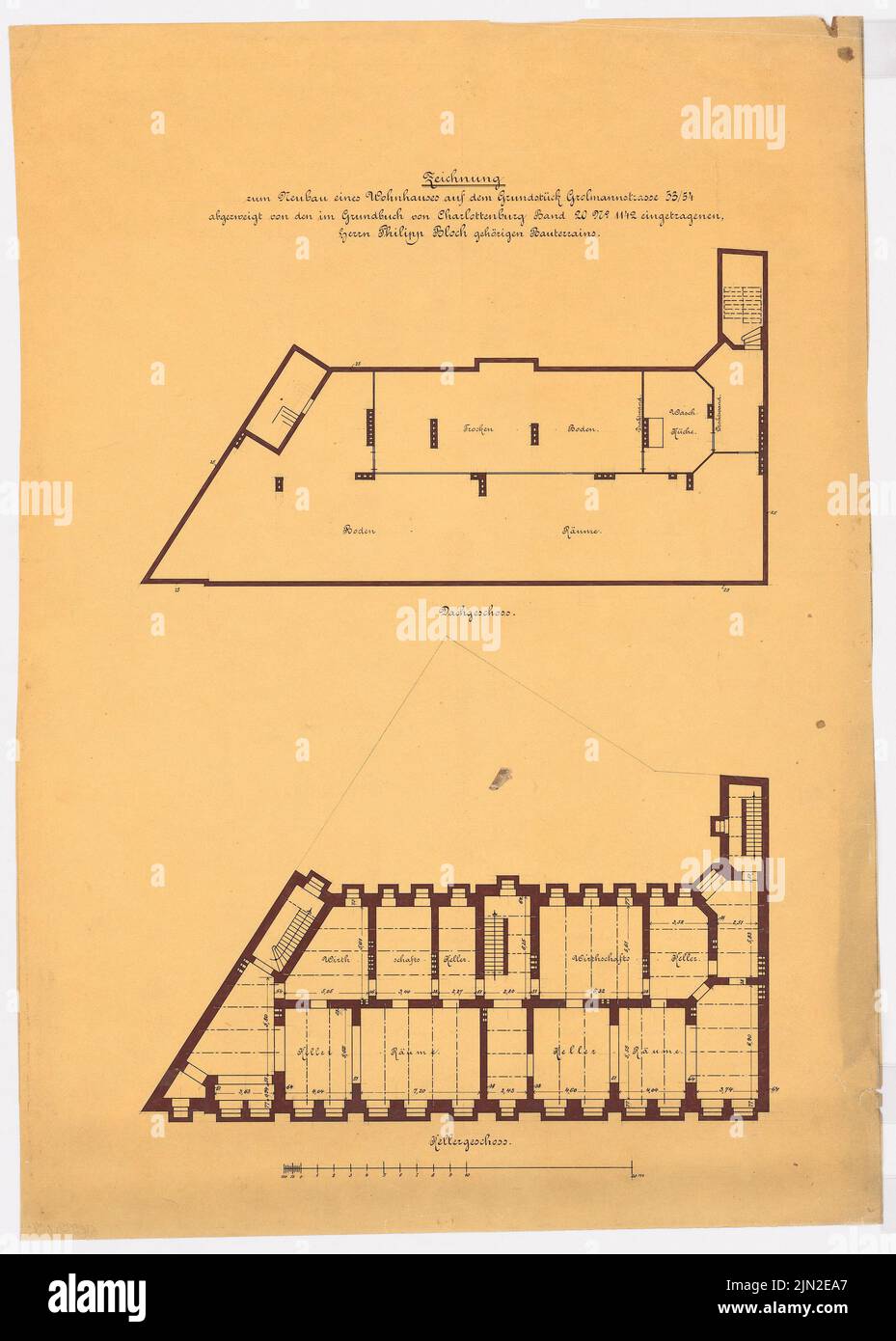 Berlin grundriss kg tusche hi-res stock photography and images - Alamy