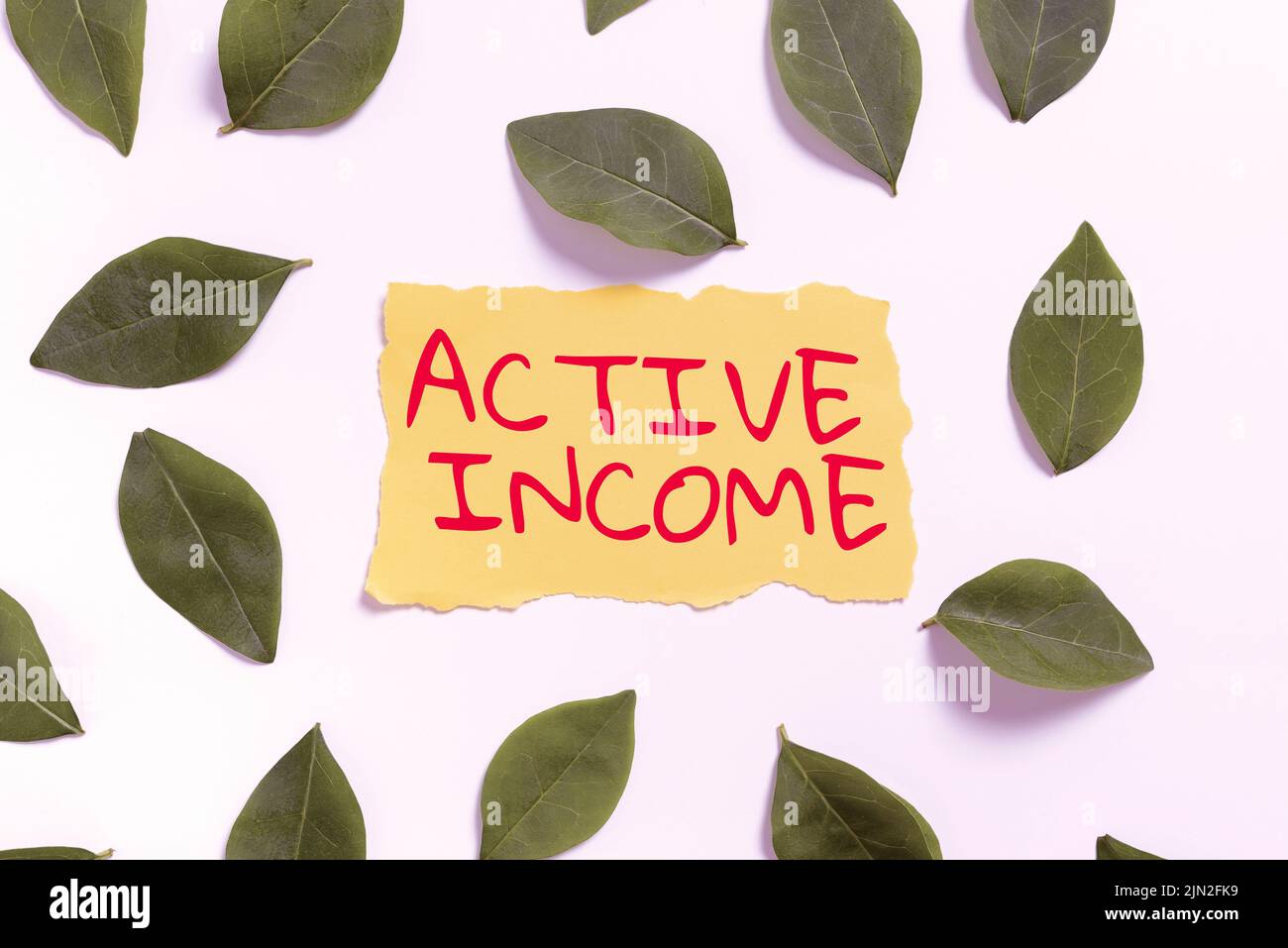 Text caption presenting Active Income. Business idea Royalties Salaries ... Text caption presenting Active Income. Business idea Royalties Salaries ...