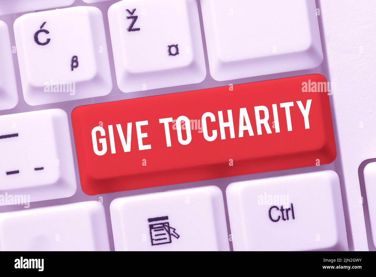 Handwriting text Give To Charity. Concept meaning Donate giving things ...