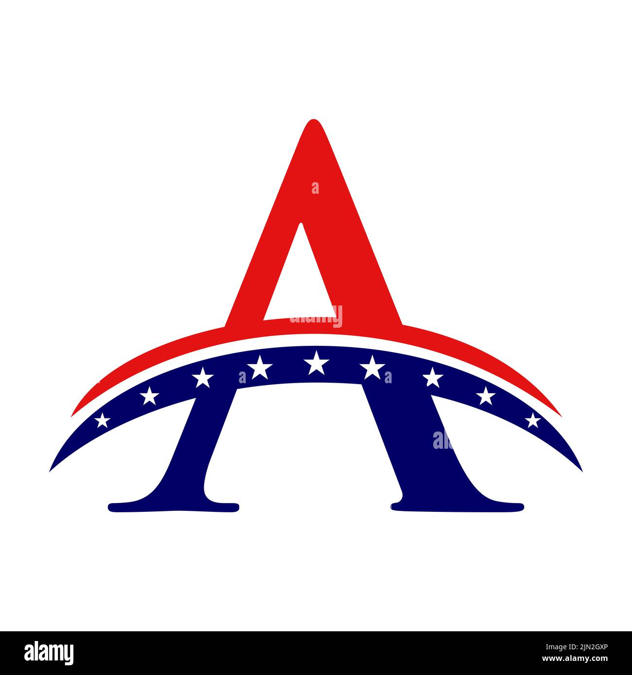 Initial Letter A American Logo for Business, Corporate and Company Sign ...