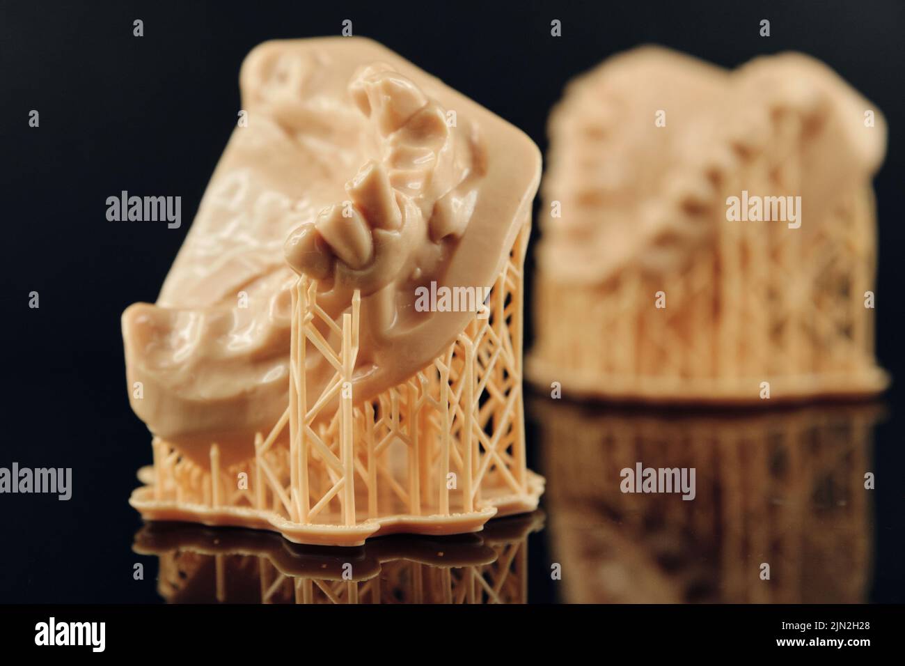 3D Printing Dental Crowns and Bridge Models. Orthodontic model for ...