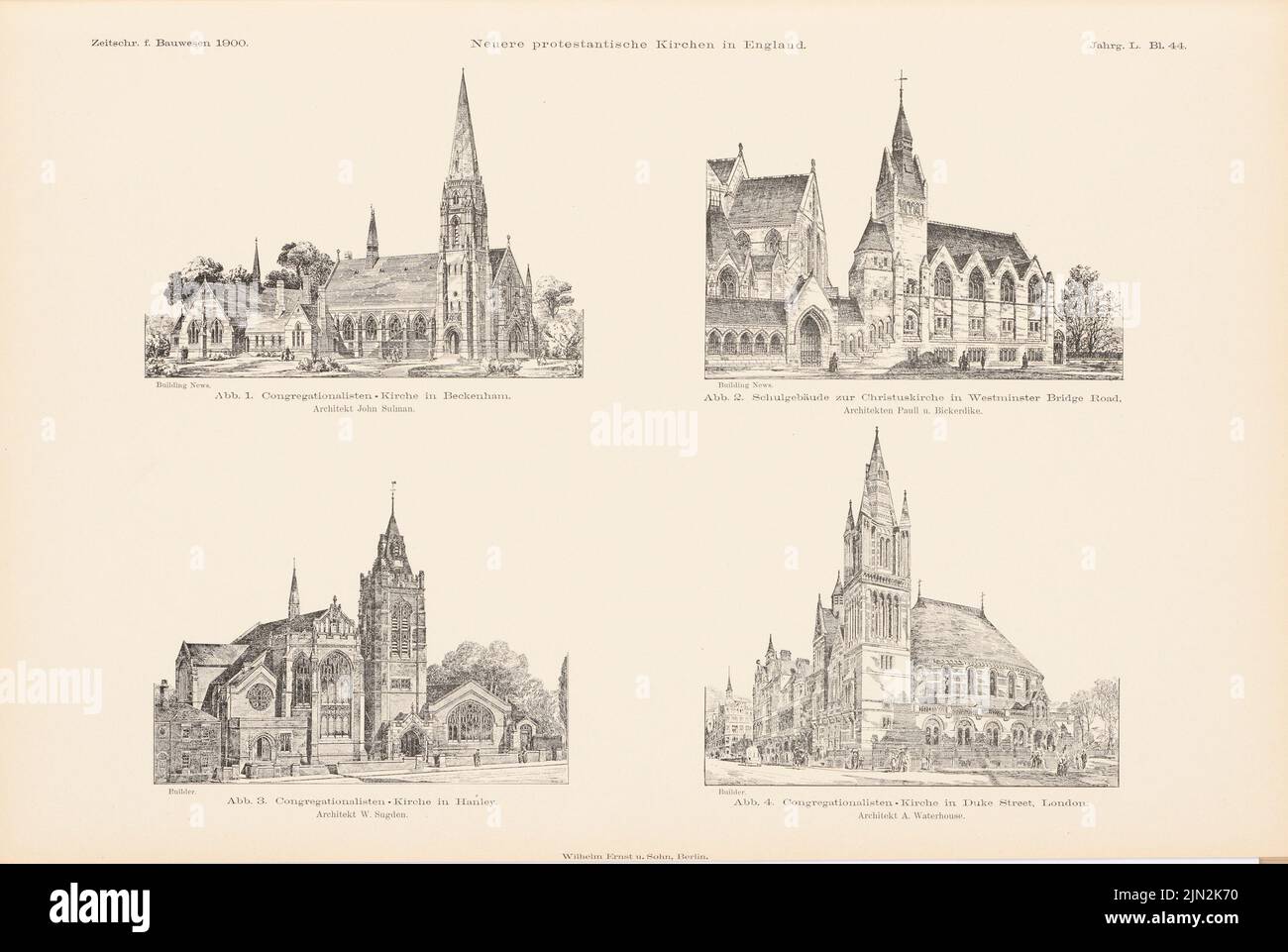 Sulman John (1849-1934), newer Protestant churches in England. (From ...