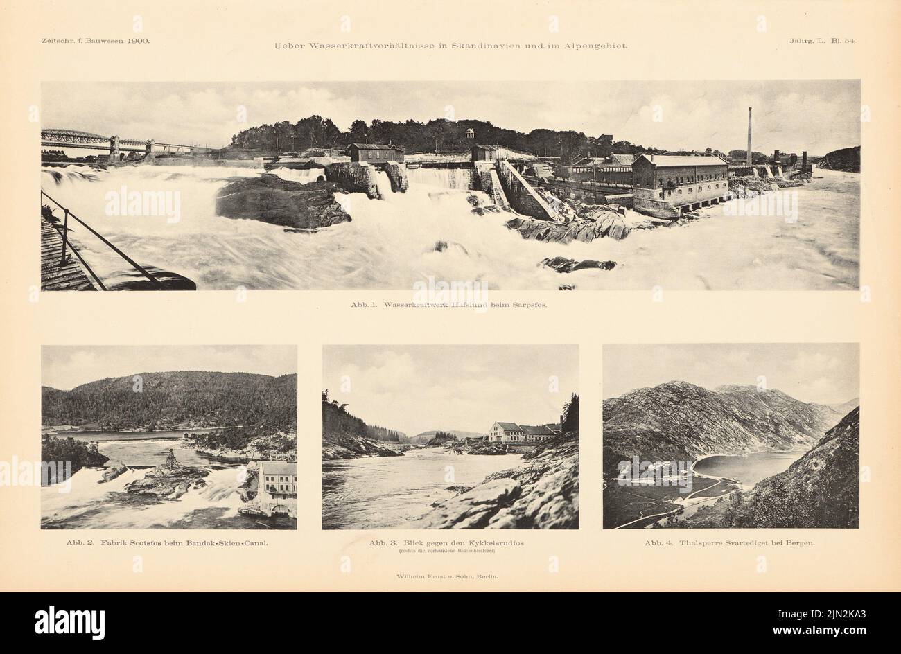 N.N., hydropower conditions in Scandinavia and in the Alpine area ...