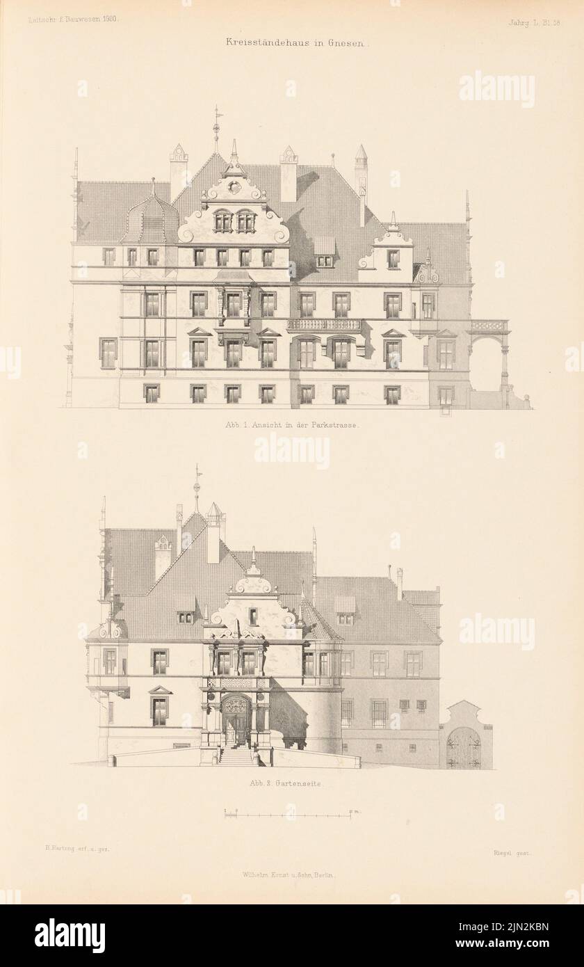 Hartung Hugo (1855-1932), district trade house, gnezes. (From: Atlas to ...